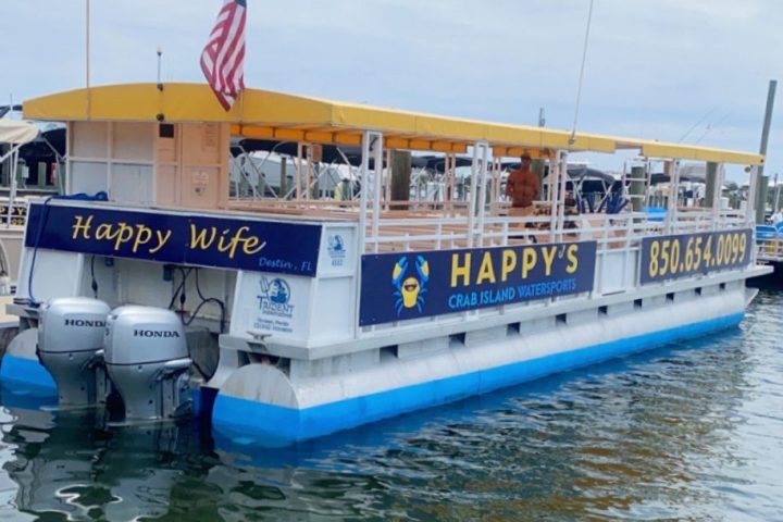 Pontoon Rentals in Destin | Happy's Crab Island Watersports